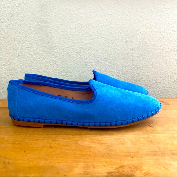 J. Jill | Shoes | J Jill Marina Flats Cyan Stone Citron Slip On Shoes ...